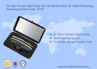 China Clinic Dental Porcelain 3d Teeth Shade Guide For Genetic Yellow Teeth for sale