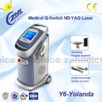 China Professional Nd Yag Laser Tattoo Removal Machine 1064nm 532nm For Salon for sale