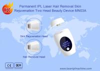 China Permanent IPL Laser Home Use Beauty Device Two Head Beauty Device 15 X 50mm Spot Size for sale