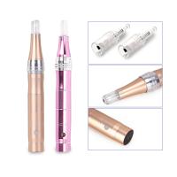 China 3 Color Derma Pen Electric Machine Five Stage Charging Micro Needle Beauty Instrument for sale
