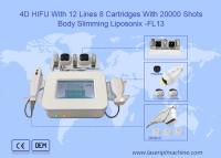 China Face Lifting Focus Ultrasound 2 In 1 Lipo 3D HIFU Machine for sale