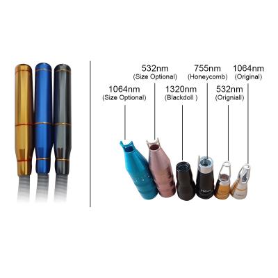 China Nd Yag Shrink Pore 532nm 1032nm Tattoo Removal Handle Assessories HY-9 for sale