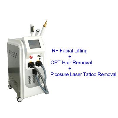 China 3 In 1 RF Facial Lifting 590nm Ipl Laser Hair Removal Machine for sale