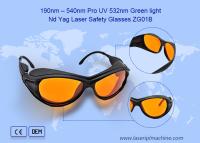 China 190nm 540nm CE OD4 Nd YAG Pro UV 532nm 1064nm Ipl Laser Glasses for sale