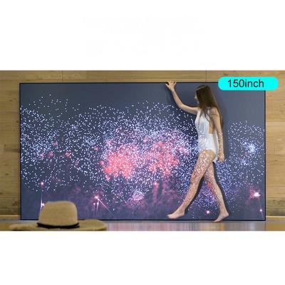 China 150 Inch Fixed Frame Screen Large Size ALR Screen For Long Throw Projector for sale