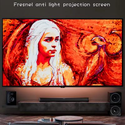 China 3D 4k Projector Screens 100 Inch Black Diamond Alr Screen For Long Throw for sale