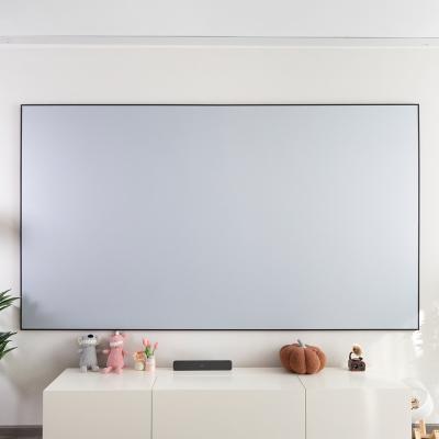 China 120 Inch Fixed Frame Projector Screen 8K 3D PET ALR Screen Large View Angle for sale