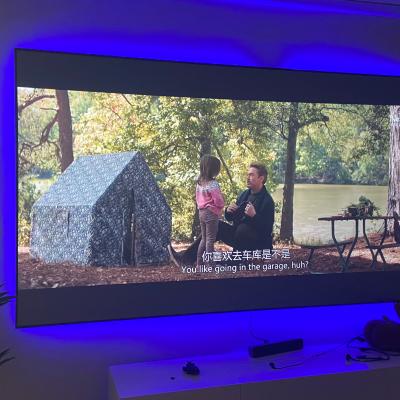 China Long Throw Fixed Frame Screen 16:9 ALR Projector Screens 100 Inch for sale