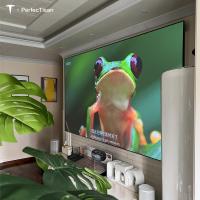 China 100 Inch Fixed Frame Screen 8K Fresnel ALR Projector Screen Ultra Wide Viewing Angle for sale