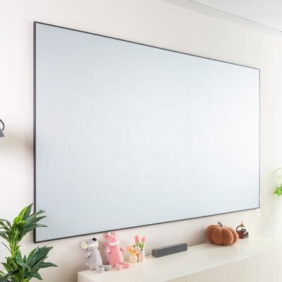 China Ultra Thin Frame Projector Screens 80 Inch - 200 Inch Ambient Light Projector Screen For Home Theater for sale