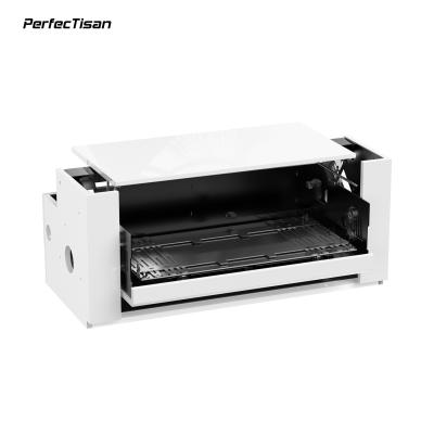 China Smart Projector Cabinets White Ultra Short Throw Projector Stand OEM Motorized Laser TV Cabinet for sale