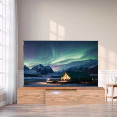 China Home Cinema UST Projector Cabinet Customized Laser TV Cabinet For Short Throw Projector Motorized TV Cabinet for sale