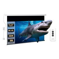 China ALR Large Size Projector Screen 150 Inch Electric Motorized Projector Screen 4K for sale
