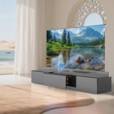 China Motorised Laser TV Cabinet 100-130 Inch Smart Sliding TV Cabinet for sale