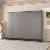 China Floor Rising Screen electric projection screen with quiet motor operation and sleek design for modern office environments for sale