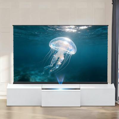 China Modern Telescopic Laser TV Cabinet with Motorised UST Projector Platform and Smooth Sliding Function in Formaldehyde-Free MDF Board for sale