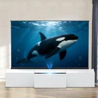 China Motorised Telescopic TV Cabinet with Formaldehyde-Free MDF Board and Custom Size/Color Options for UST Projectors for sale