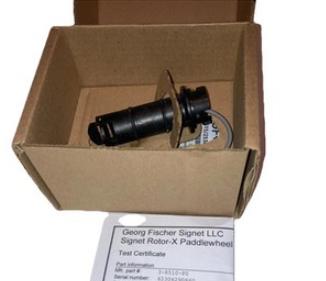 China +GF+ 3-8510-P0 - Liquid-Flow-Measure/Pulse-Signal-Generate - PP PVDF Ti Pin 0.5-4in Self-Powered Rotor-X Paddlewheel Flow Sensor for sale
