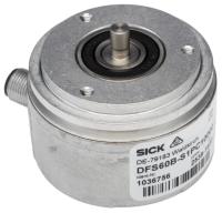 China SICK DFS60B-S1PC10000 - Rotation-Detect/Incremental-Pulse-Transmit - IP65 M12 Single-Cable Solid Shaft 10000PPR Rotary Encoder for sale