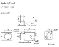 China Hikrobot MV-CS004-10GC - Continuous-Image-Capture/GigE-Vision-Data-Transmit - Aluminum 0.4MP Rolling Shutter Industrial Area Scan Camera for sale