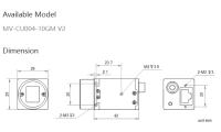 China Hikrobot MV-CU004-10GM V2 - Static-Image-Acquire/GigE-Vision-Data-Transmit - Aluminum 0.4MP Rolling Shutter Industrial Area Scan Camera for sale