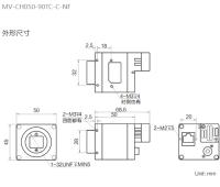 China Hikrobot MV-CH050-90TC-C-NF, Image Acquisition, Real-time Transmission, Alloy 5MP Color Global Shutter Camera for sale