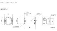 China Hikrobot MV-CU016-10GM-V2,Image Acquisition,GigE Transmission,Alloy 1.6MP Mono GigE Area Scan Camera for sale