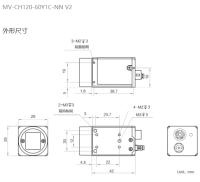 China MV‑CH120‑60Y1C‑NN V2 Industrial Camera true‑color reproduction high‑dynamic for electronic AOI /packaging visual inspection for sale