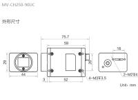 China Hikrobot MV-CH250-90UC global shutter USB3.0 for PCB AOI true color industrial camera for sale