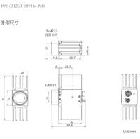 China Hikrobot MV-CH250-90Y1M-NH global shutter / mono imaging metal defect area scan camera for sale