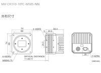 China Hikrobot MV-CH310-10TC-M58S-NN 10GigE color area scan camera global shutter / high resolution for FPD inspection low noise metal mount for sale