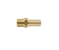 China CNC 1/4'' Male Brass Hose Barb Reducer Brass Fitting for sale