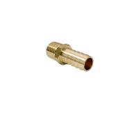 China CNC 1/4'' Male Brass Hose Barb Reducer Brass Fitting for sale