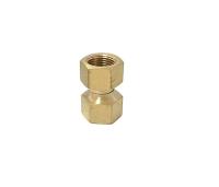 China 1/2 Inch Brass Swivel Hose Connector Flare Fittings For Copper Pipe for sale