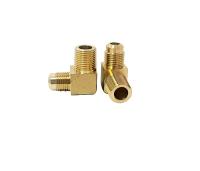China Brass 90 Degree Elbow 3/8NPT Male 3/8'' Flare Pipe Fittings for sale