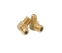 China Brass 90 Degree Elbow 3/8NPT Male 3/8'' Flare Pipe Fittings for sale