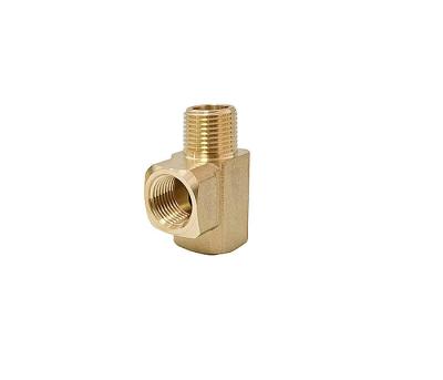 China 90 Degree Brass Elbow Copper Pipe Fittings 1/4 NPT Male 1/4'' NPT Female for sale