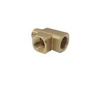 China CNC Brass 90 Degree Elbow 3/8 NPT Male 3/8