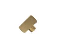 China lead free Brass T Fitting 1/4NPT Male * 1/4NP Male * 1/4NPT Female for sale