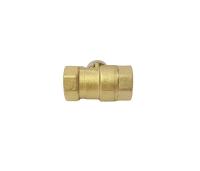 China 1/2 Npt Thread Brass Ball Vlave With Nickle Plated Handle for sale