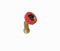 China Lead Free 45 Degree Brass Hose Elbow Garden Using 3/4NH-11.5 for sale