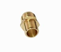 China Half Union 3/4 Flare X 1/2 NPT Brass Tube Fitting Hex Nipple for sale