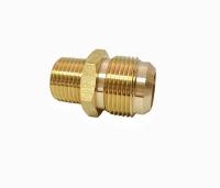 China Half Union 3/4 Flare X 1/2 NPT Brass Tube Fitting Hex Nipple for sale