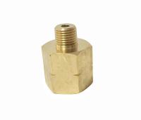 China CNC Threaded Brass Pipe Fitting FNPT X MNPT 3/8