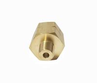 China CNC Threaded Brass Pipe Fitting FNPT X MNPT 3/8