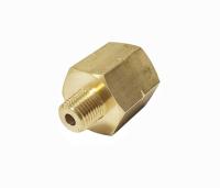 China CNC Threaded Brass Pipe Fitting FNPT X MNPT 3/8