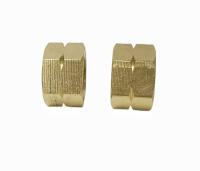 China Solid Brass Hex Nut Hexagon Full Locking For Bolts 1/2'' for sale