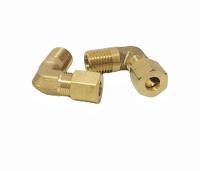 China Brass 90 Degree Elbow Fitting Compression 1/4x1/4 NPT for sale