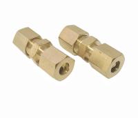 China 3/8'' X 3/8'' Brass NPT Compression Union Pipe Fittings Provide OEM Services for sale