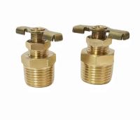 China Air Tank Air Compressor Drain Valve 1/4 NPT Brass Material for sale